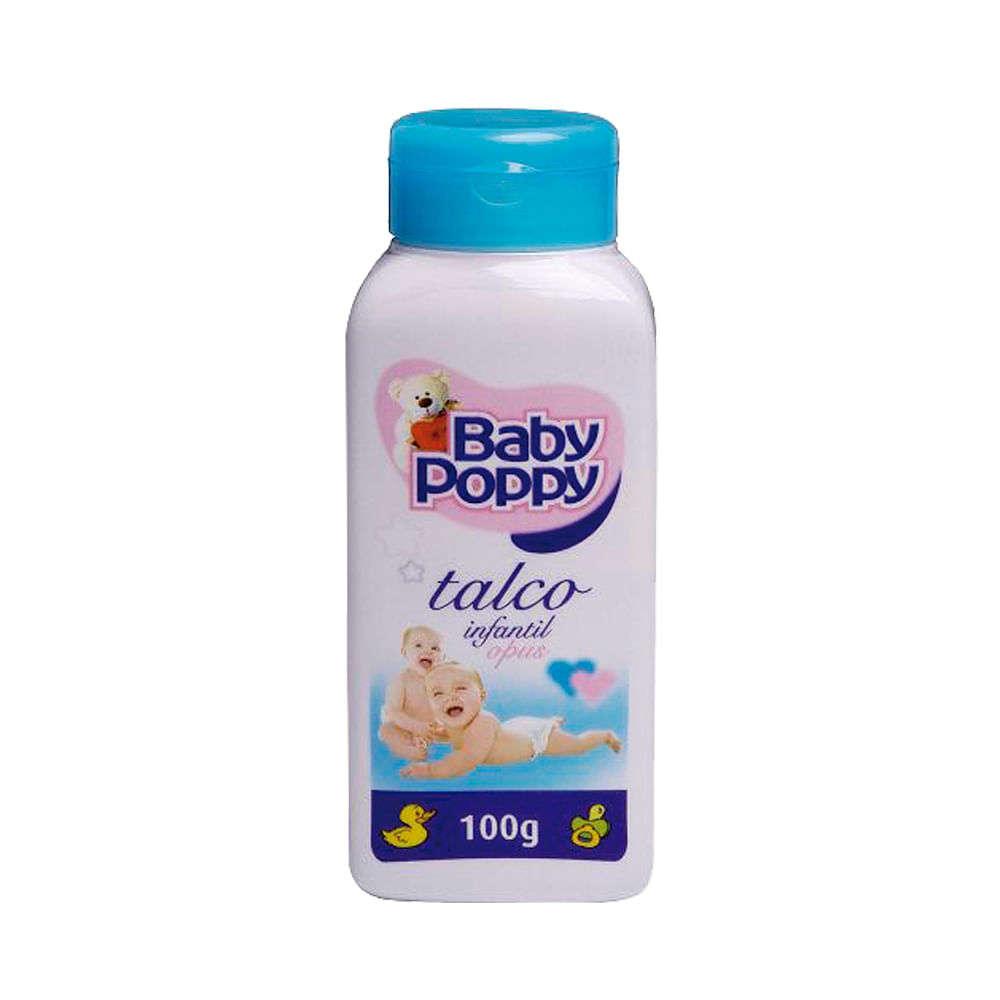Talco Infantil Baby Poppy 100g - Soares Atacado Distribuidor
