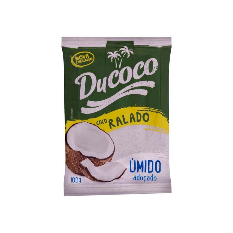 Coco Ralado Ducoco Úmido Adoçado 100g