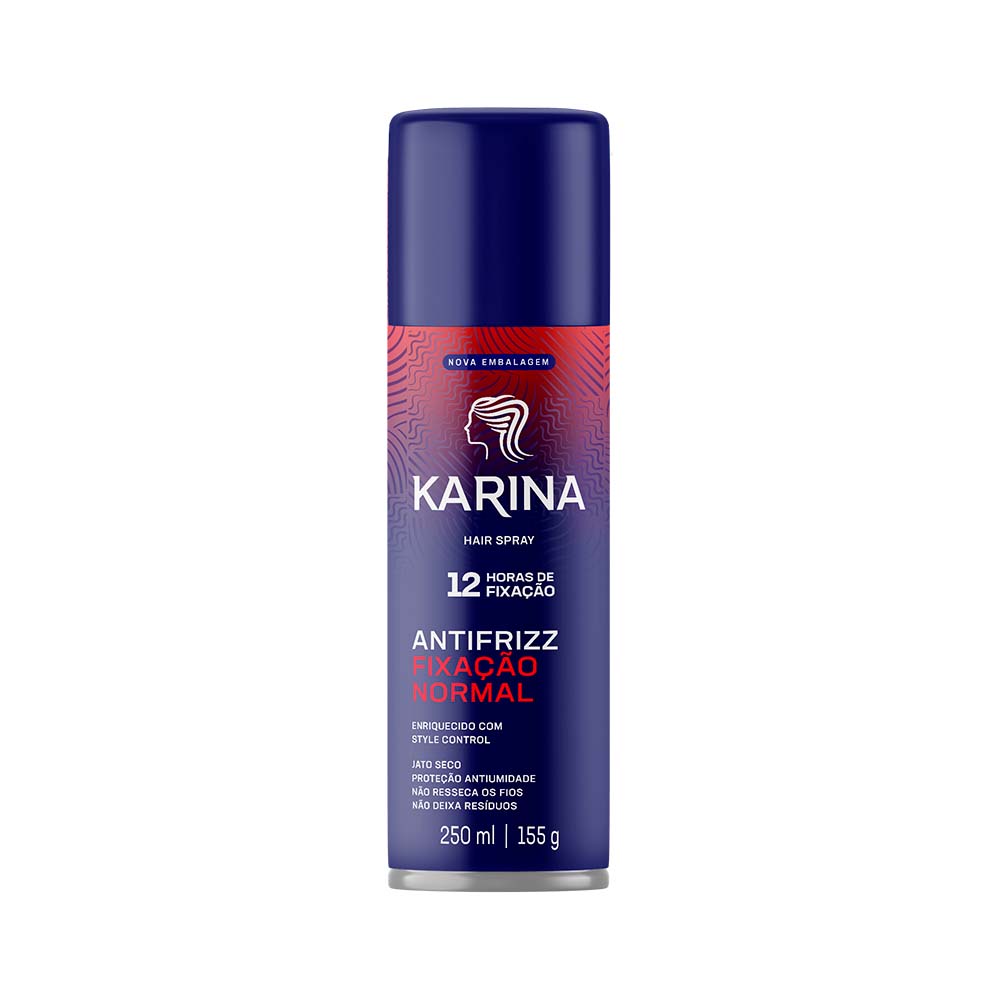 Fixador Karina Spray Fix Normal 250ml - Soares Atacado Distribuidor