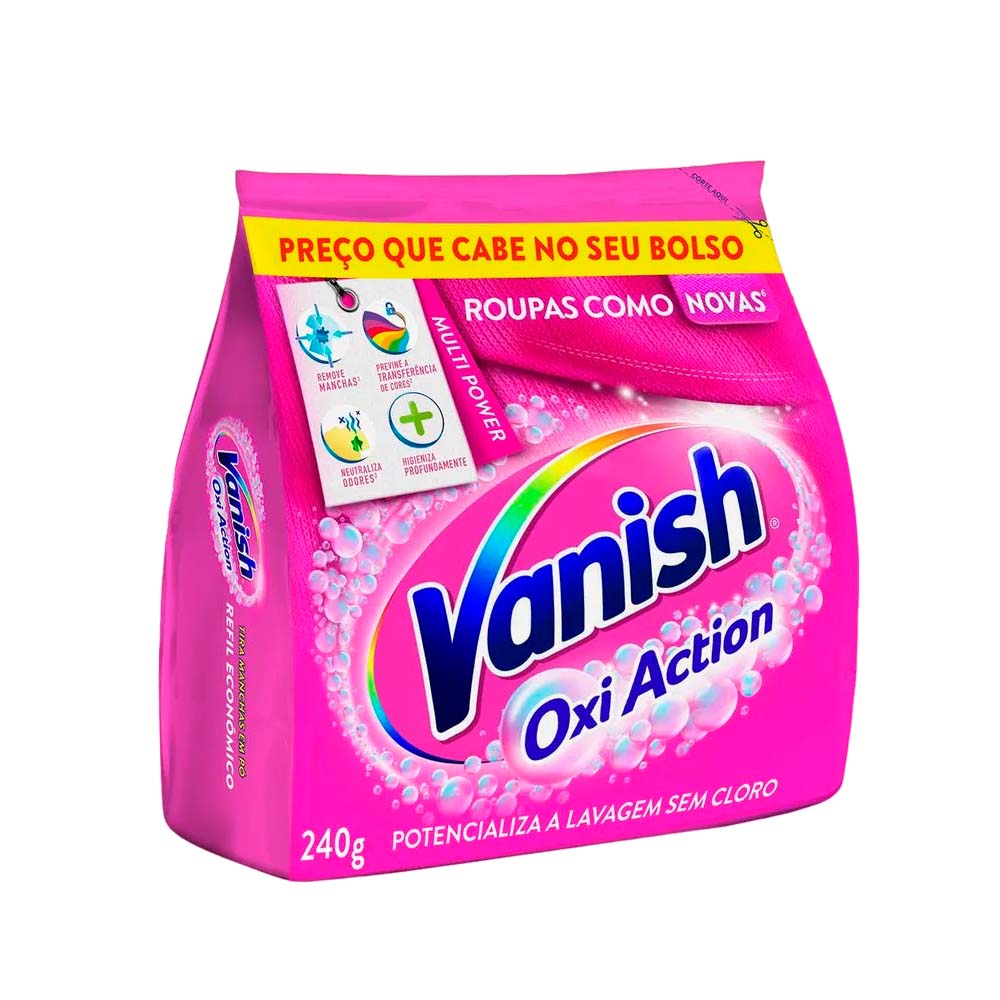 Tira Mancha Vanish Poder O2 240g - Soares Atacado Distribuidor