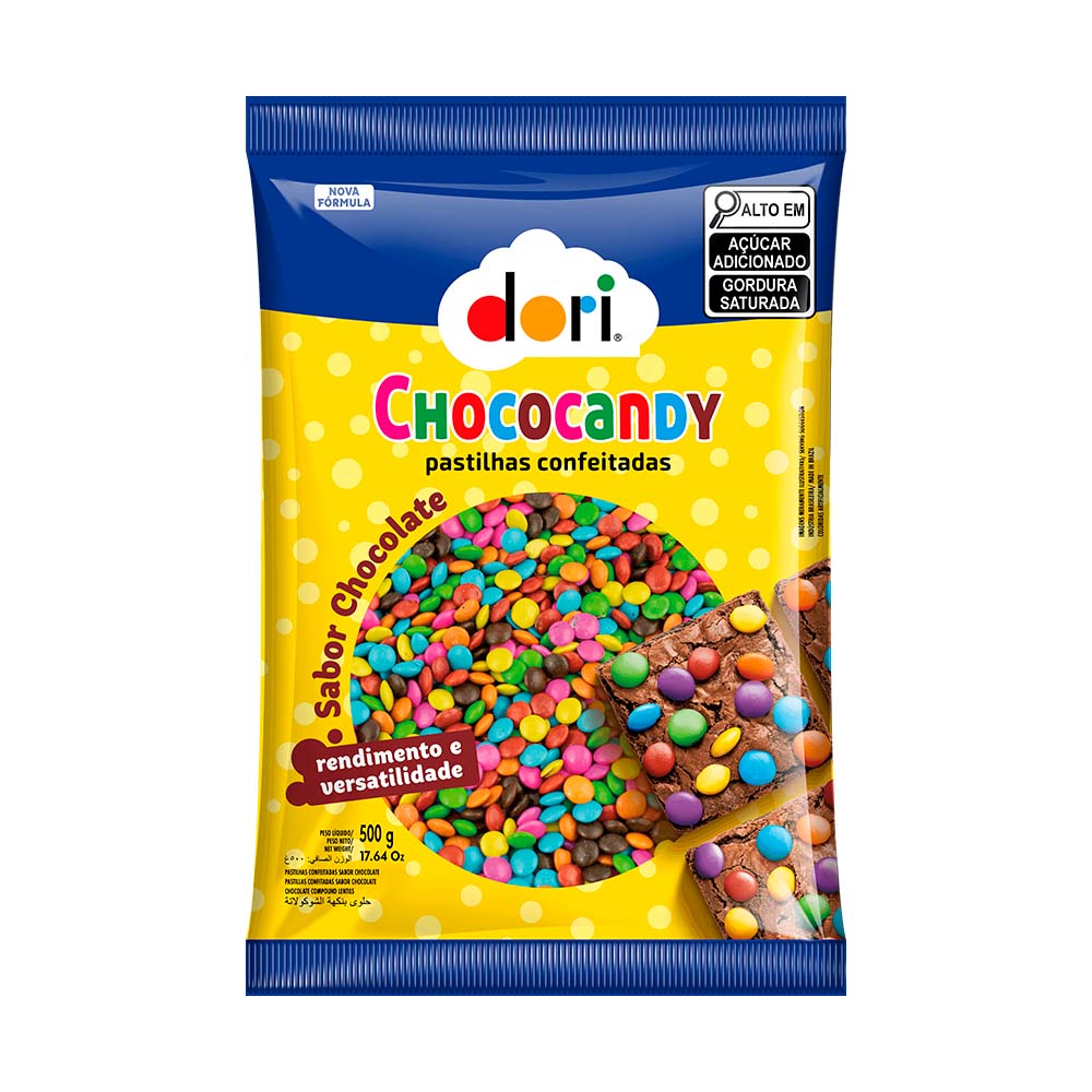 Confeito De Chocolate Chococandy 500g